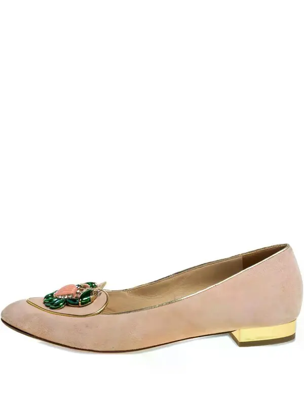 CHARLOTTE OLYMPIA Leather Ballet Flats