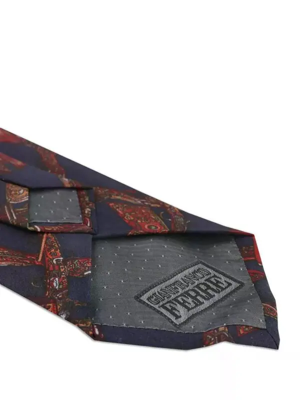 Gianfranco Ferre Patterned Silk Neck Tie