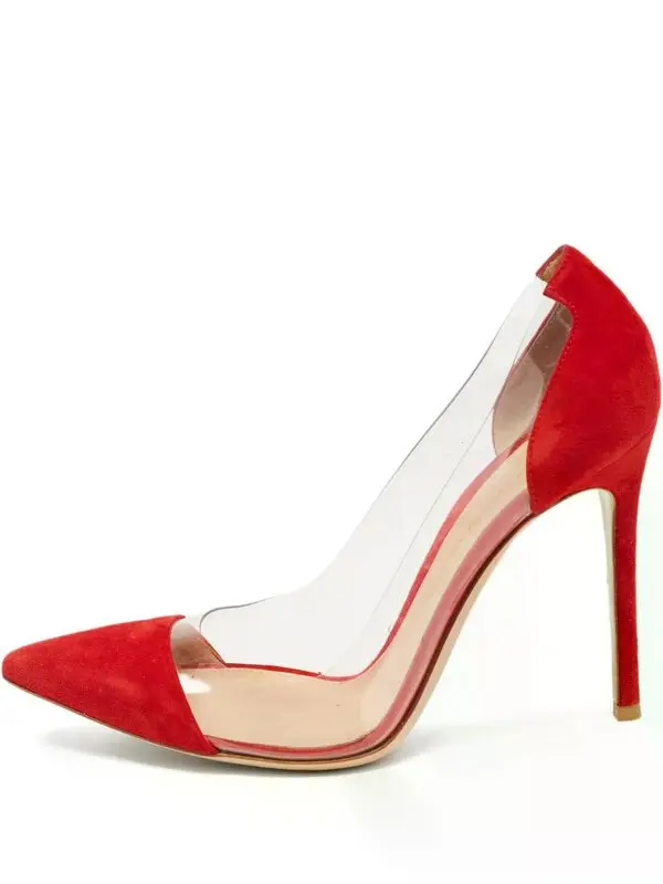 GIANVITO ROSSI 110mm Suede Pumps - Red