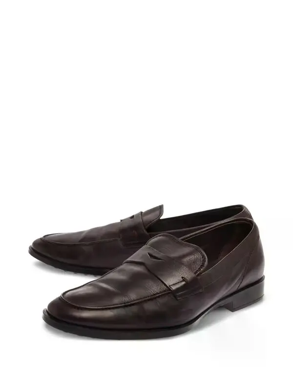TOD'S Leather Loafers - Brown