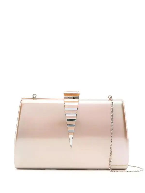 FERRAGAMO 2000s Shine Detail Clutch Bag