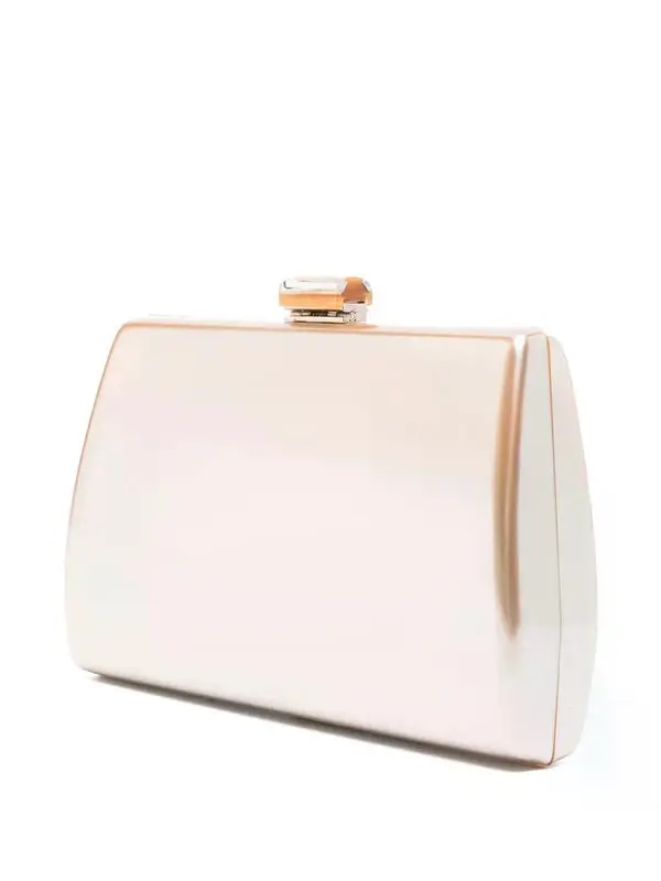 FERRAGAMO 2000s Shine Detail Clutch Bag