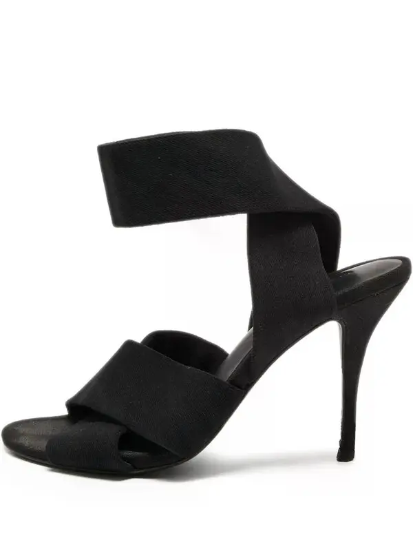 ALEXANDER WANG 100mm Canvas Stiletto Sandals