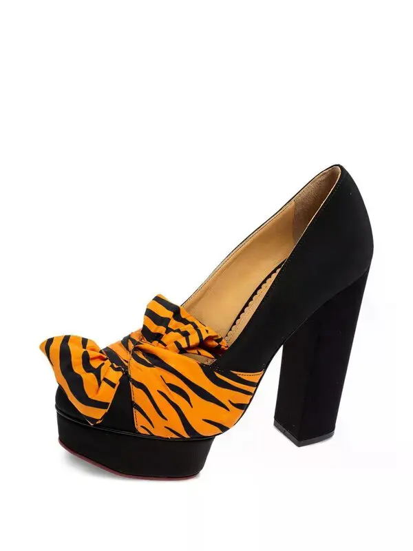 CHARLOTTE OLYMPIA 140mm Dolly Platform Pumps - Black