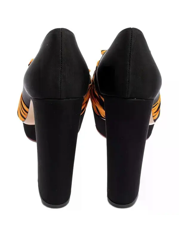 CHARLOTTE OLYMPIA 140mm Dolly Platform Pumps - Black