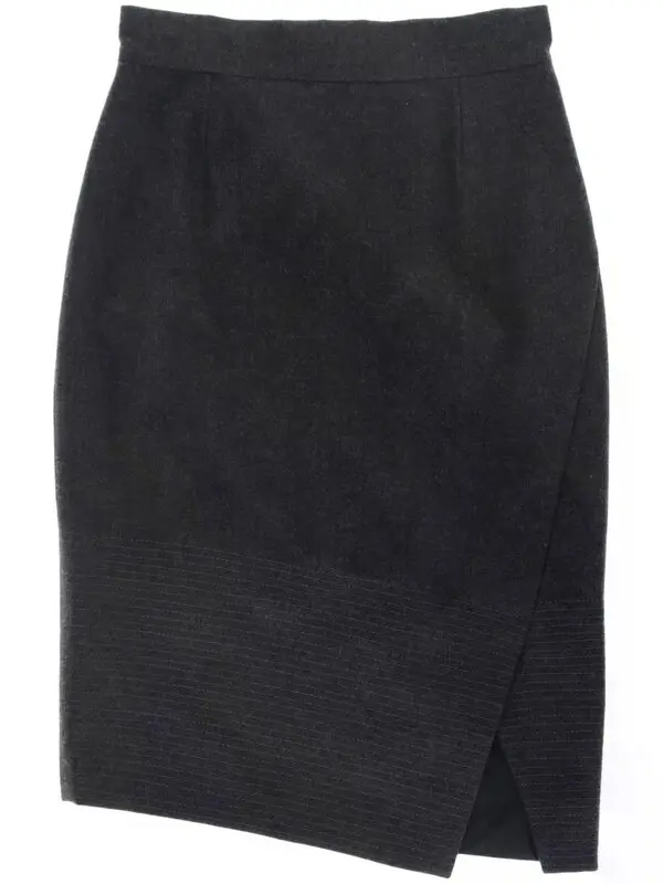 Gianfranco Ferre 1980s High-waisted Wool Skirt