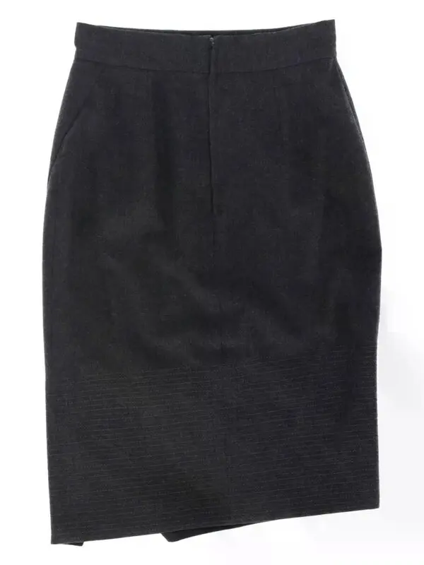 Gianfranco Ferre 1980s High-waisted Wool Skirt