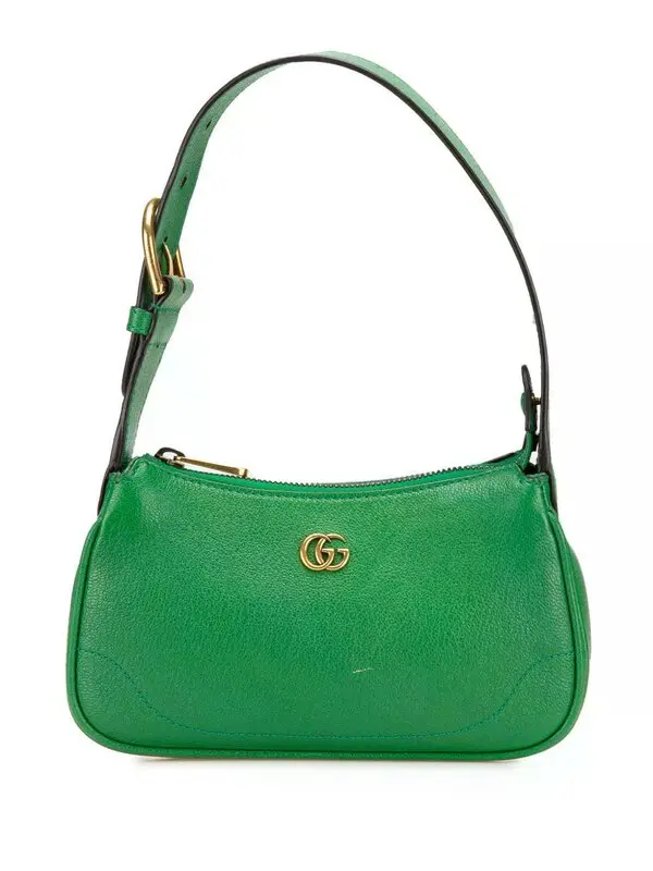 Gucci 2016-2024 Mini Leather Aphrodite Shoulder Bag - Green