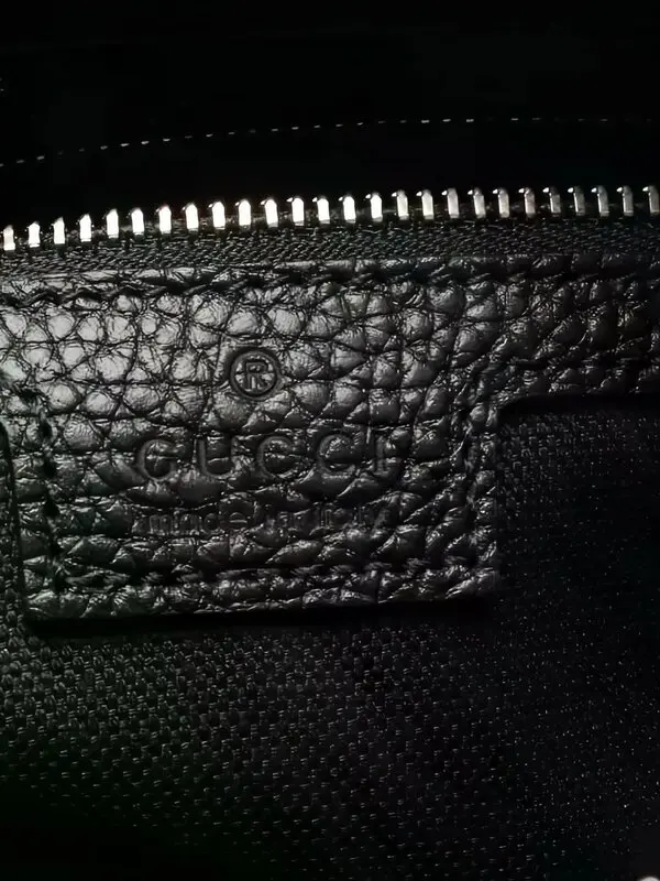 Gucci Web Leather Shoulder Bag