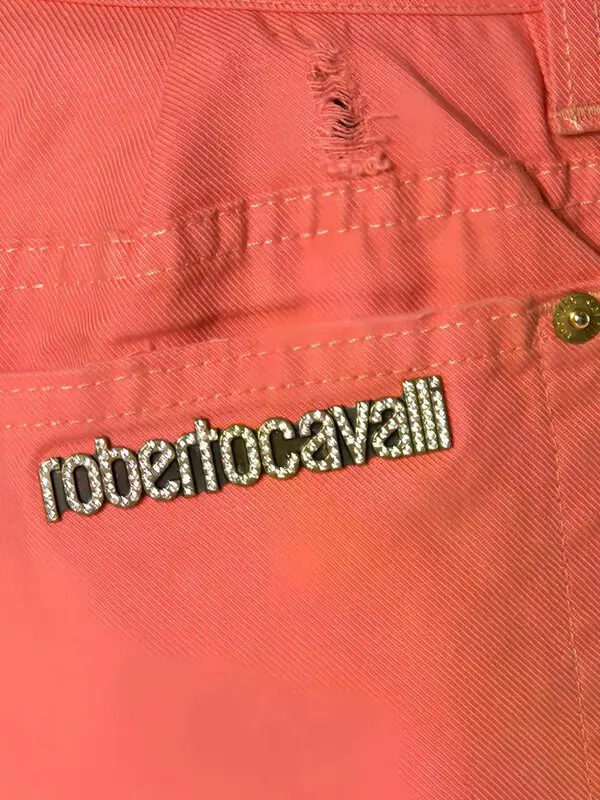 Roberto Cavalli Logo-embellished Trousers