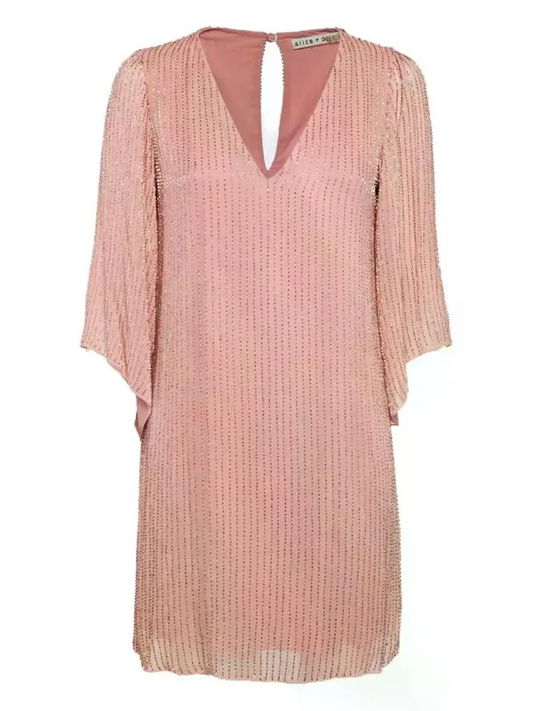 Alice + Olivia V-neck Long Sleeve Dress