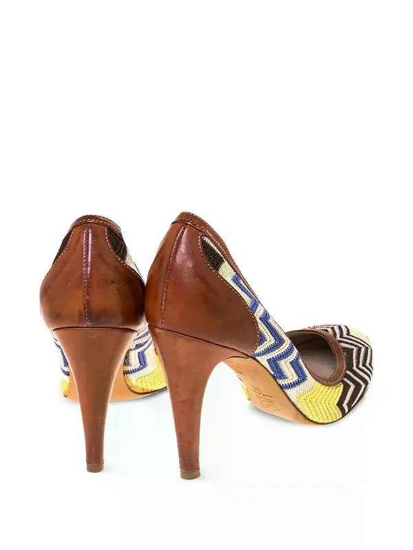 Missoni 105mm Zigzag-knit Pumps