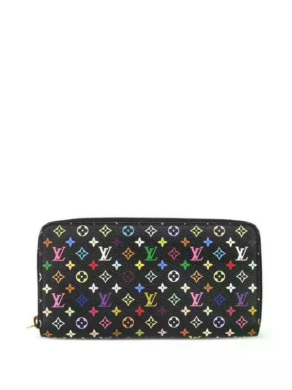 LOUIS VUITTON 2010 Multicolor Zippy Wallet - Black