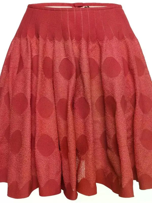 Alaïa Patterned Jacquard Skirt