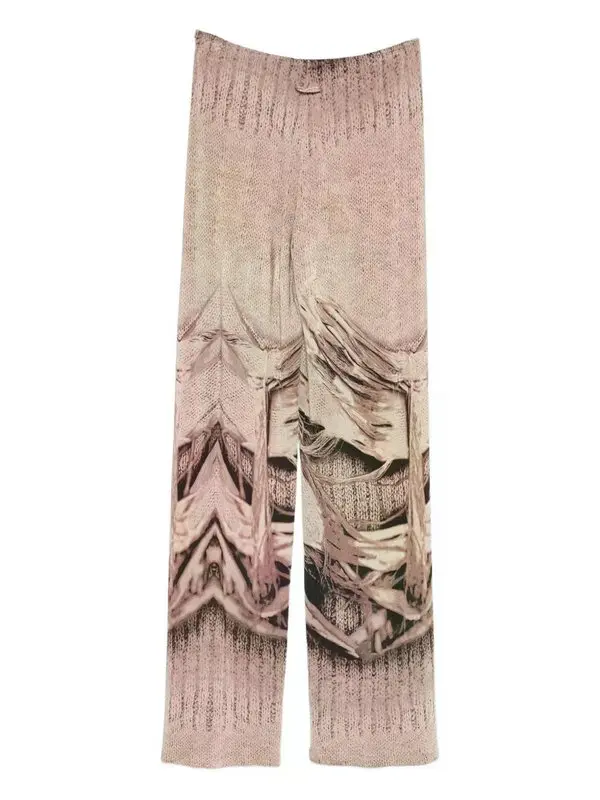 JEAN PAUL GAULTIER 2000s Print Trousers