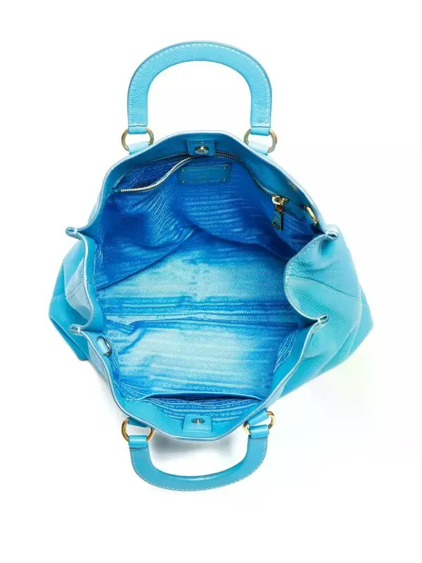 Prada Daino 2way Debossed Tote Bag