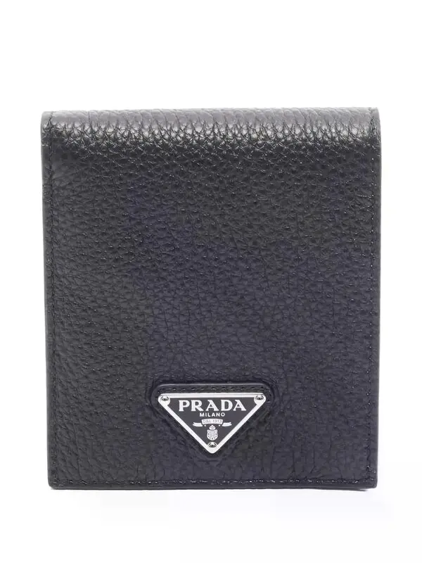 Prada 2020s Leather Wallet - Black