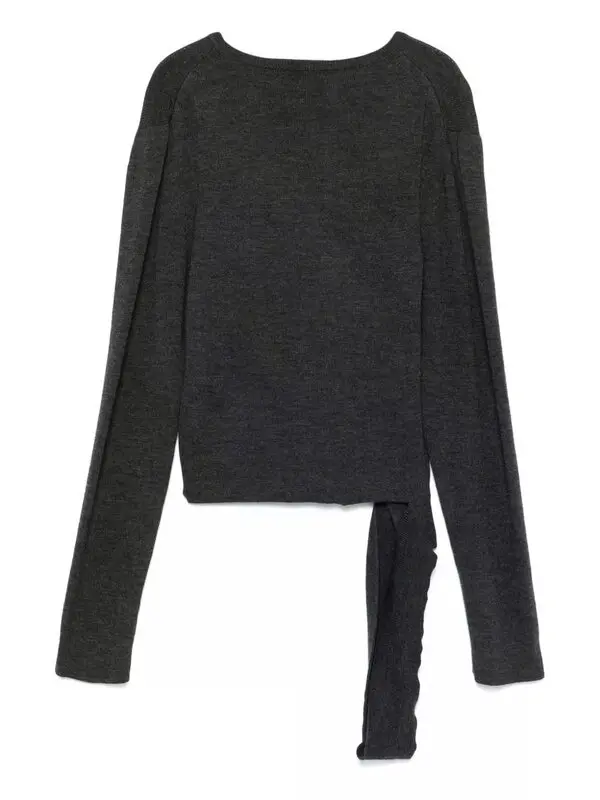Saint Laurent 1990s Cut-out Detail Sweater