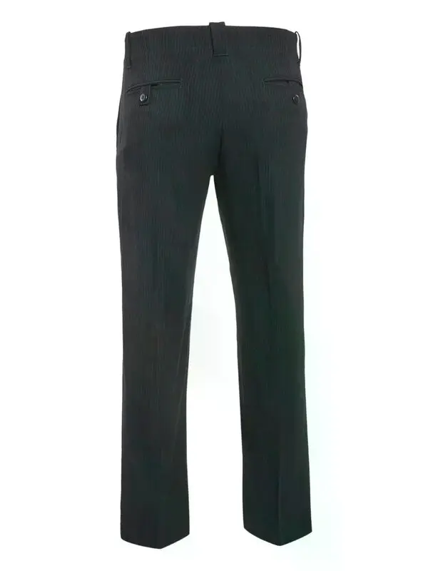Emporio Armani Pinstripe Wool Trousers