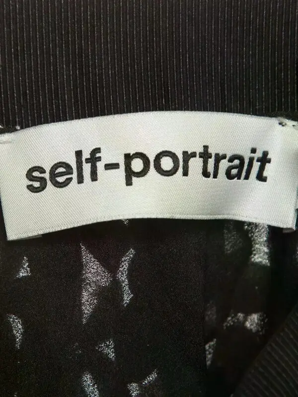 SELF-PORTRAIT Floral-embroidered Skirt