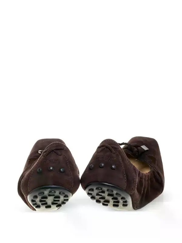 TOD'S Bow-embellished Ballet Flats