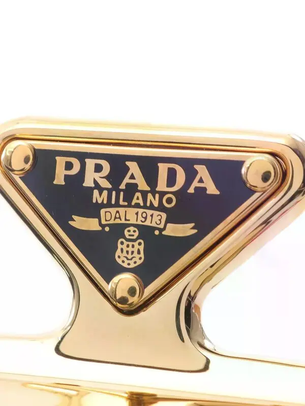 Prada 2020s Triangle-logo Hair Clip