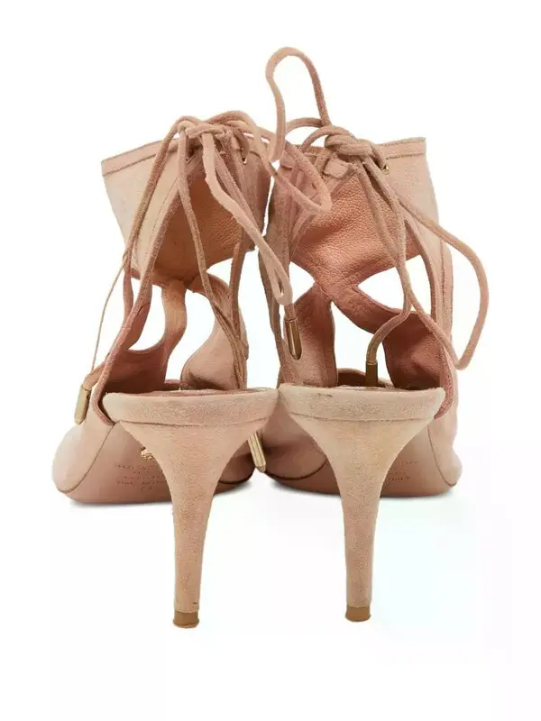 AQUAZZURA 85mm Suede Sandals