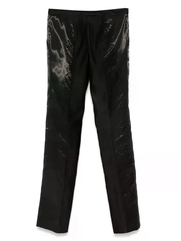 Gucci 2000s Satin-finish Trousers