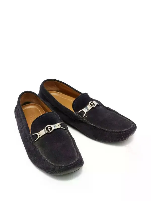 Giorgio Armani Logo-plaque Loafers