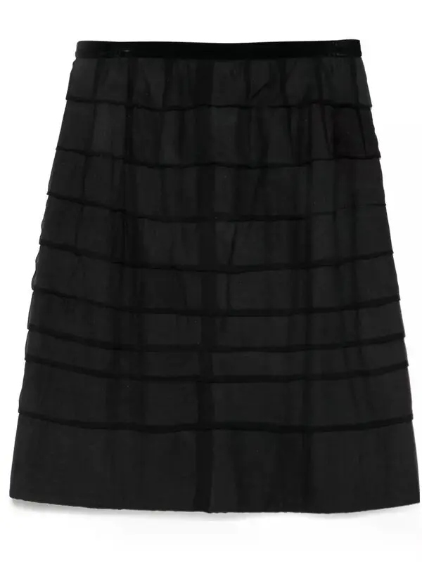 LANVIN 2006s Striped Skirt