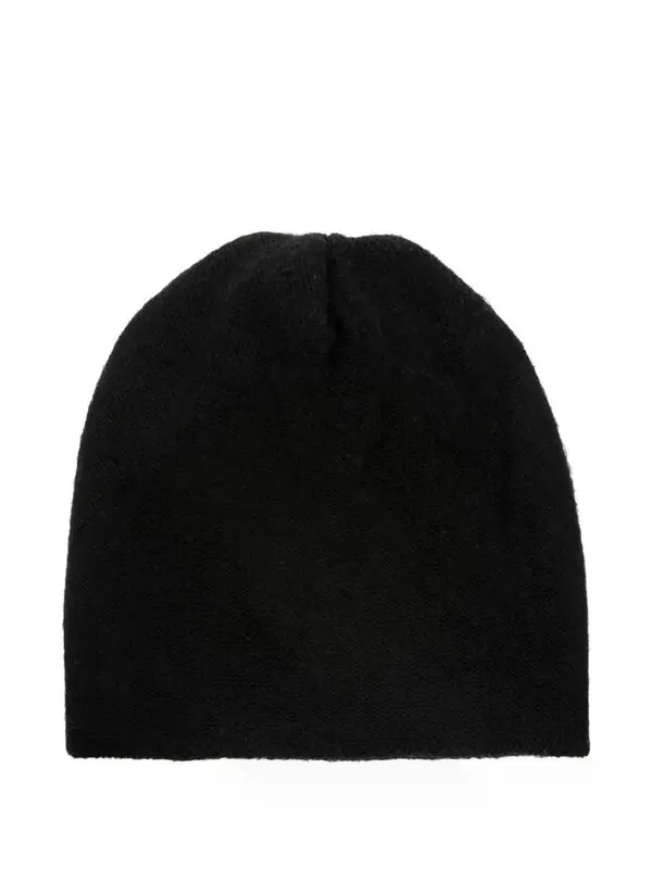 Giorgio Armani 2000s Wool Beanie - Black