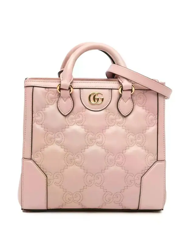 Gucci Mini Gg Matelasse Leather Top Handle Satchel