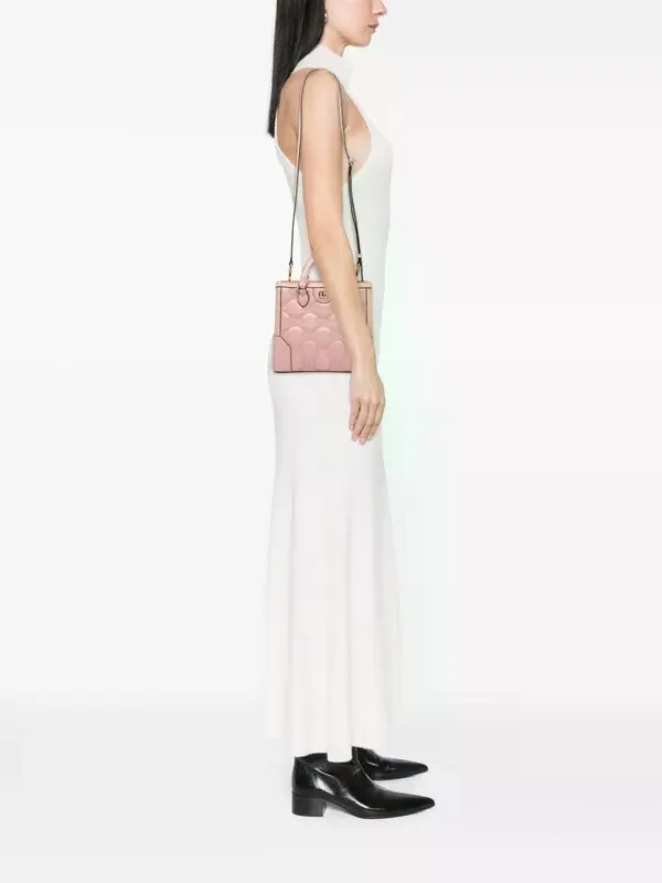 Gucci Mini Gg Matelasse Leather Top Handle Satchel