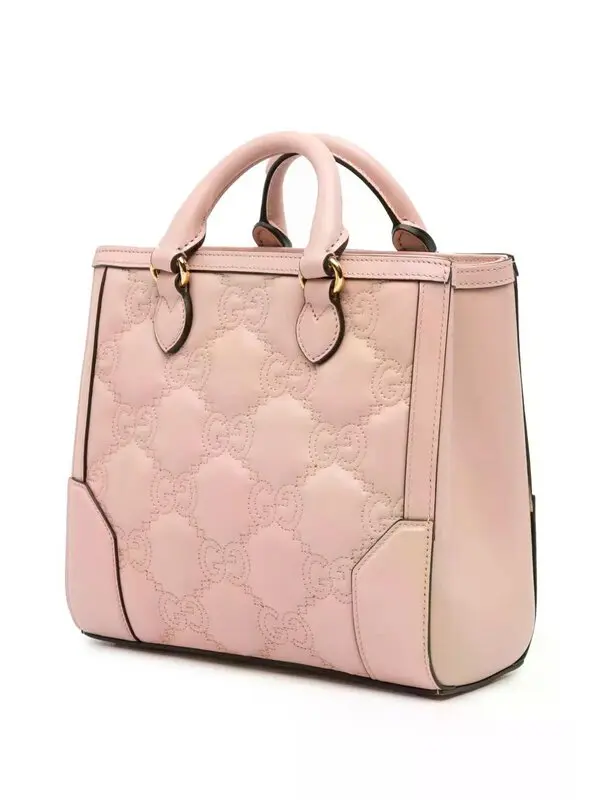 Gucci Mini Gg Matelasse Leather Top Handle Satchel