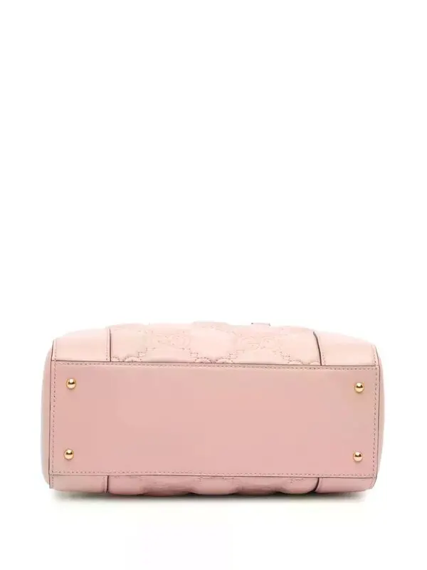 Gucci Mini Gg Matelasse Leather Top Handle Satchel
