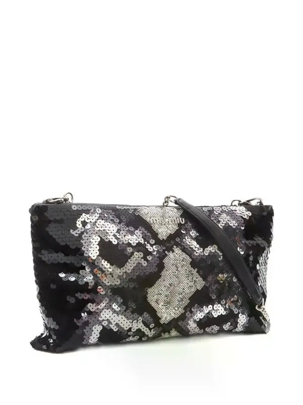 Miu Miu Sequined Clutch Bag