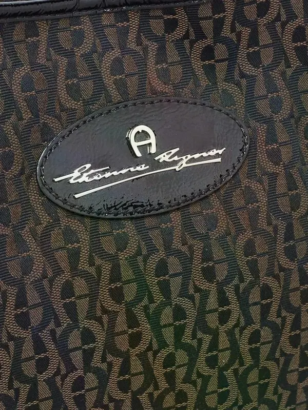 AIGNER Monogram-pattern Shoulder Bag