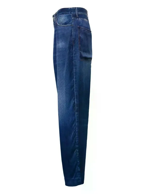 Balenciaga Trompe L'oeil Five-pocket Jeans