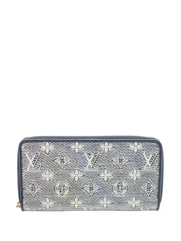 LOUIS VUITTON 2010-2025 Monogram Jacquard Zippy Wallet Long Wallets - Blue