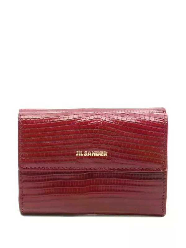 JIL SANDER 10s Baby Logo-print Wallet - Red
