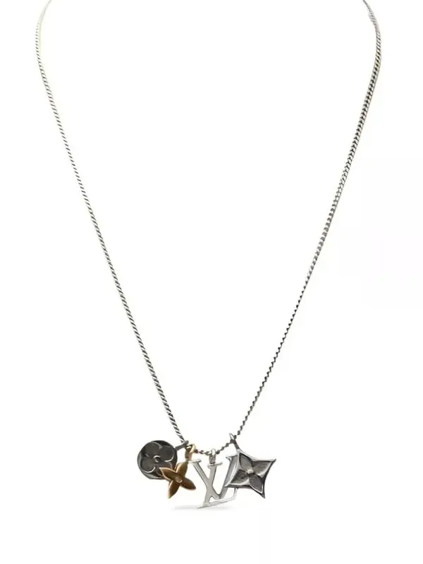 LOUIS VUITTON Instinct Pendants Necklace - Silver
