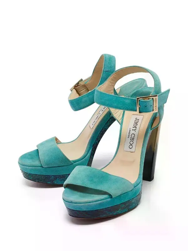 JIMMY CHOO 120mm Suede Platform Sandals