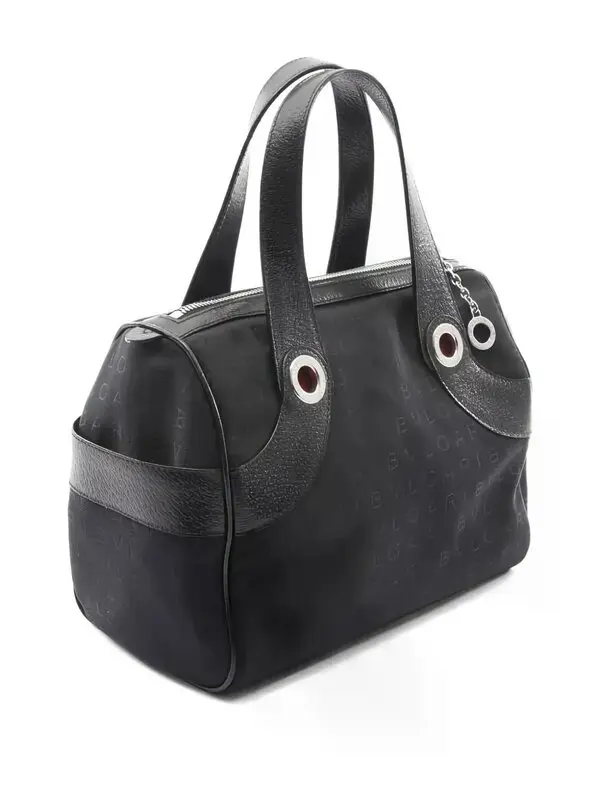 BVLGARI 2010s Logomania Canvas Shoulder Bag