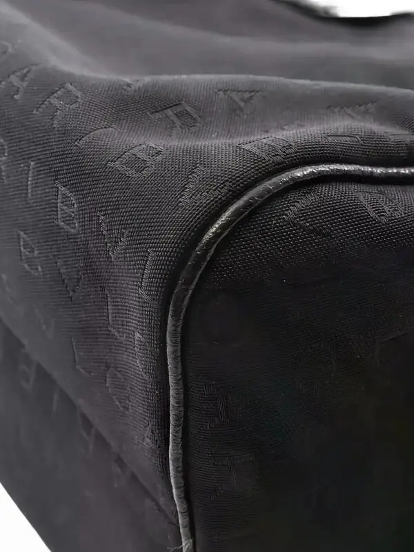 BVLGARI 2010s Logomania Canvas Shoulder Bag