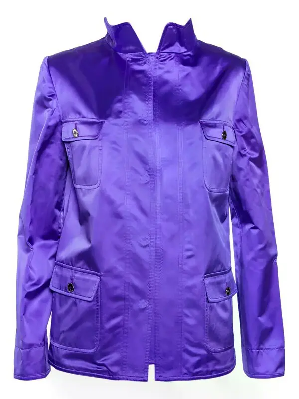 Dolce & Gabbana Silk Jacket - Purple