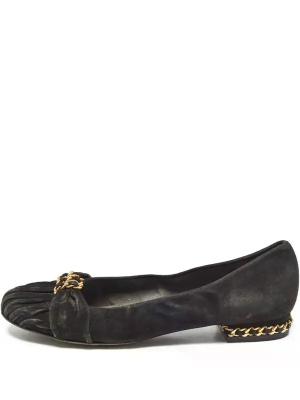STUART WEITZMAN Chain-detail Flats