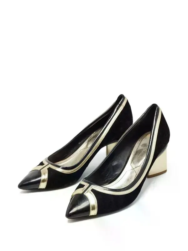 NICHOLAS KIRKWOOD 60mm Pointed-toe Block-heel Pumps