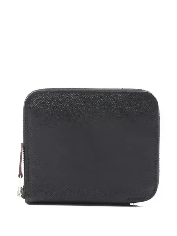 Hermès 2024 Azap Compact Round-zip Wallet - Black