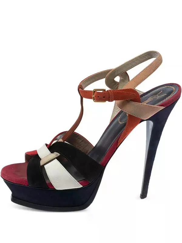 Saint Laurent 140mm Tribute Sandals - Red