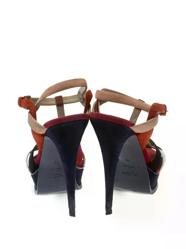 Saint Laurent 140mm Tribute Sandals - Red
